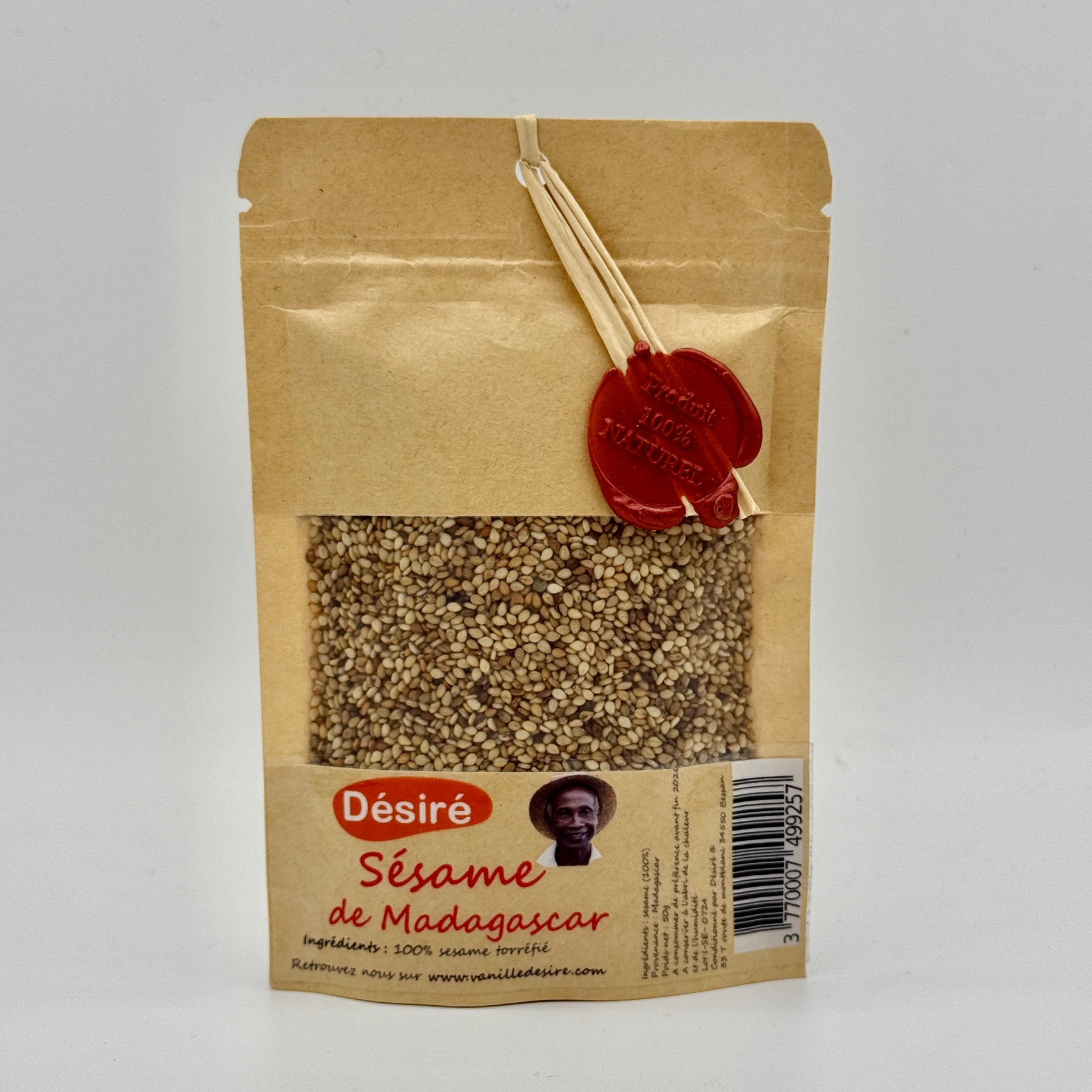 Graines de sésame de Madagascar — Sachet 50 g (tri manuel) – vanilledesire